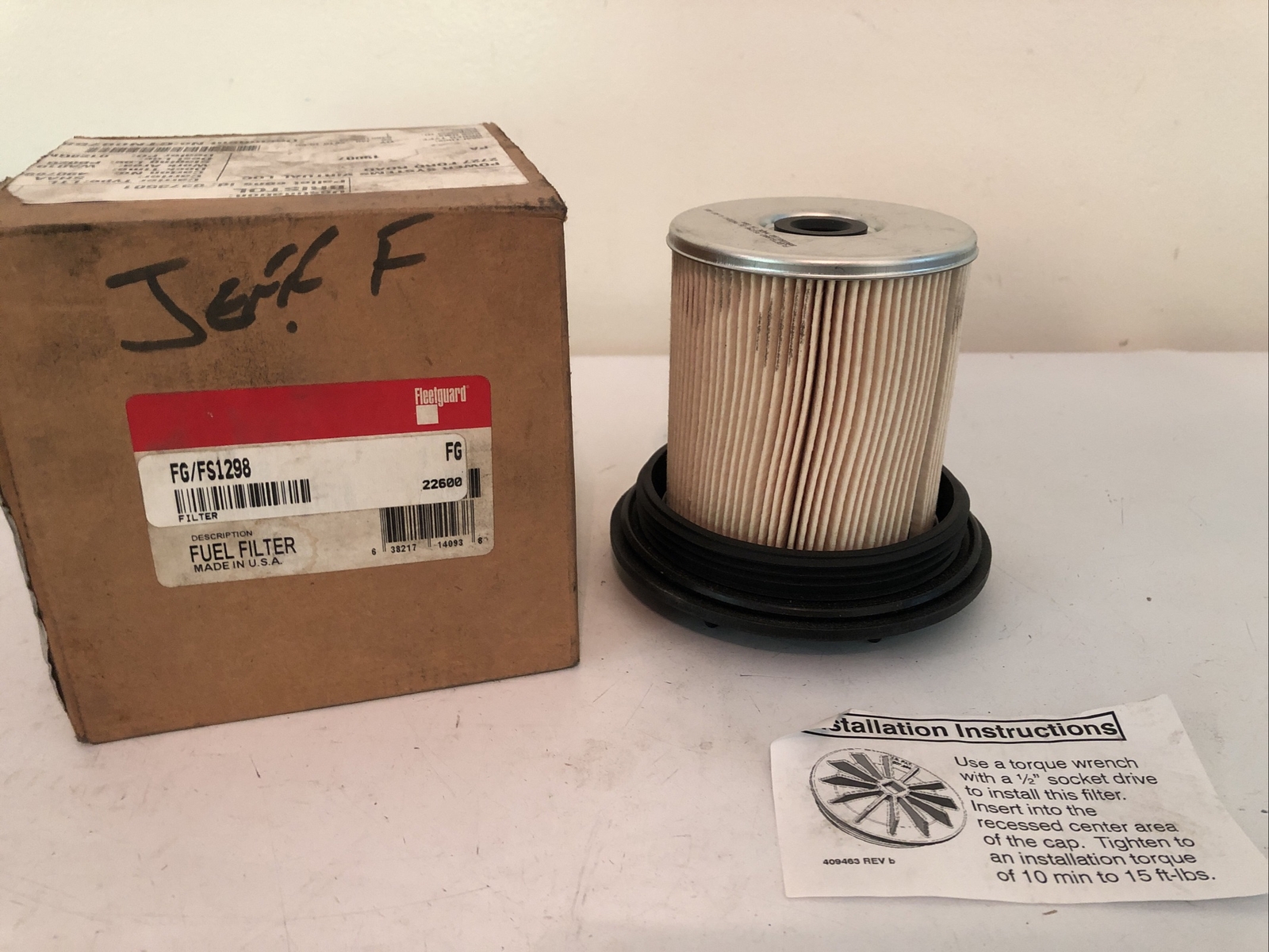 GENUINE FLEETGUARD FUEL FILTER NEW FS1298 OEM | eBay