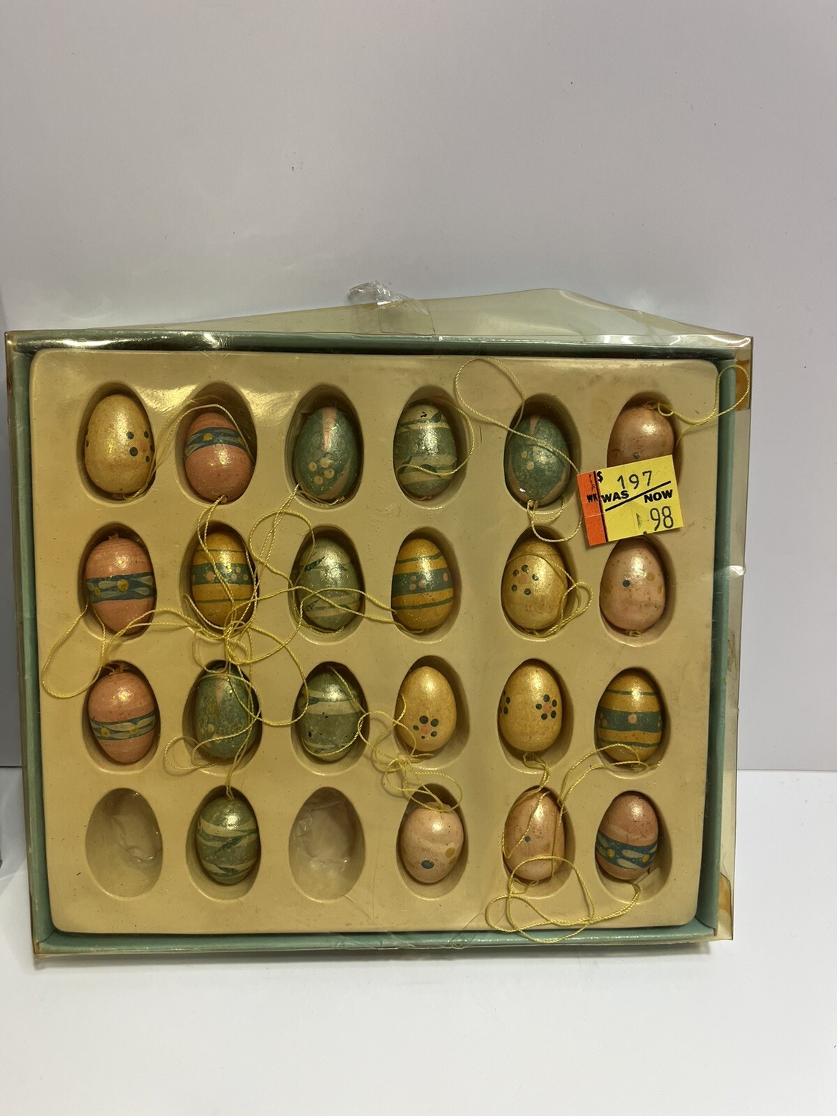 15 Vtg Wood Wooden Easter Spring Tree Ornaments Mini Insects Garden ...