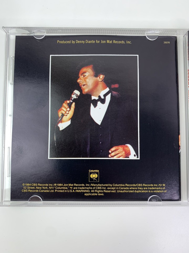 Johnny Mathis LIVE CD 1984 Columbia CBS Early Press Audiophile Disc ...