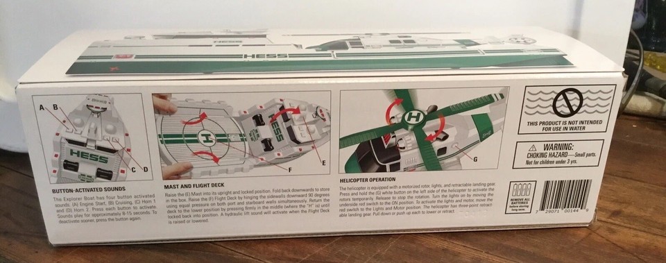 2023 Hess Toy Truck Collector’s Edition Ocean Explorer Ship & Helo New ...