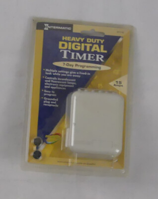Intermatic Heavy Duty 7 Day Digital Timer DT17C 15 Amps 1875 Watts | eBay