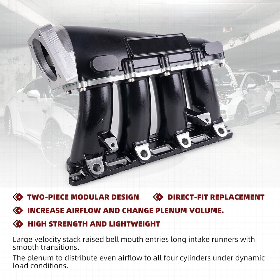 K24 Black Ultra Series Street Engines Intake Manifold For Honda K20A/A2 ...