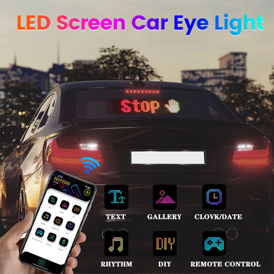 Truck-Specific Devil's Eye LED-Screen Car Eye Light Truck Dynamic LED ...