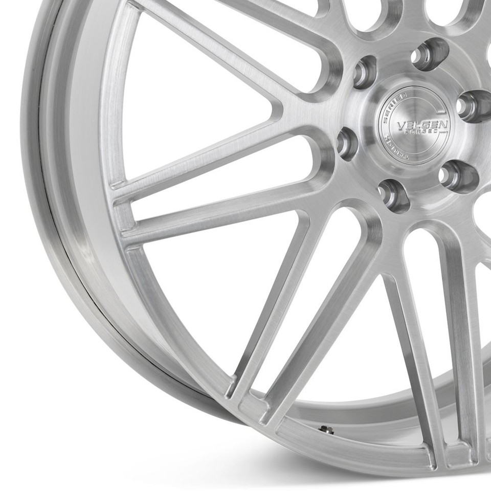 24" Velgen VFT9 Silver 24x10 Forged Concave Wheels Rims Fits GMC Yukon ...