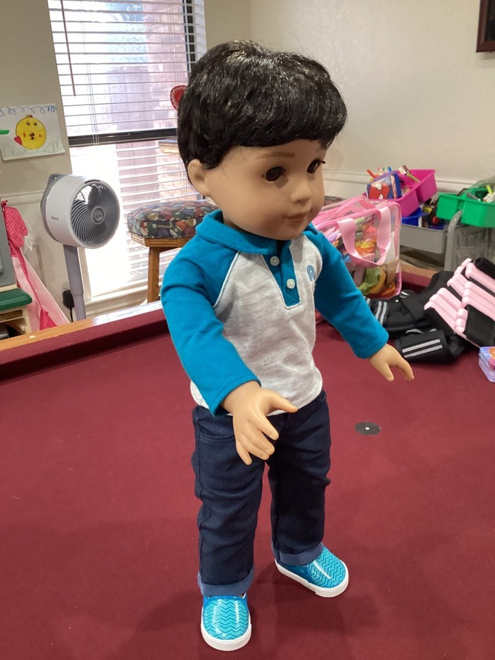 American Girl Truly Me #76 Boy Doll, Medium Skin, Dark Brown Hair ...
