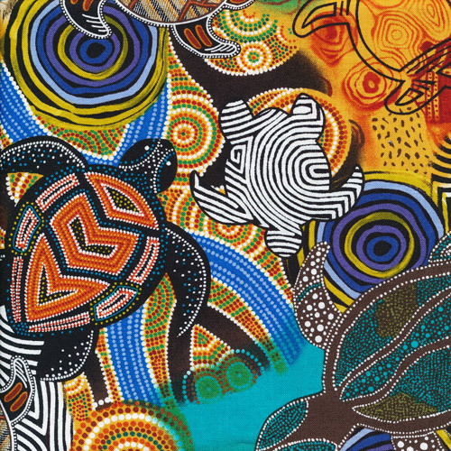 KIT Sea Turtle Migration Quilt 52 x 70" Pattern Fabric Quilt Top ...