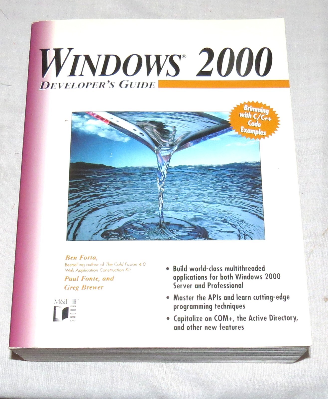 Windows 2000 Developer's Guide by Paul Fonte, Ben Forta, Greg Brewer (Paperback, 2000) for sale ...