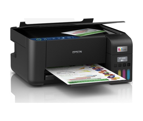 Epson EcoTank ET-2400 (C11CJ67201) Wireless Color All-In-One Printer ...