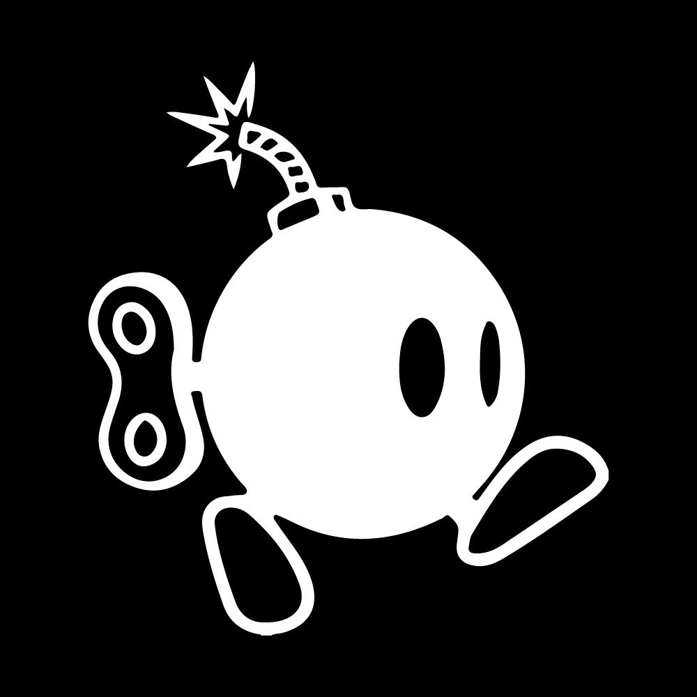 Mario Bomb Stencil