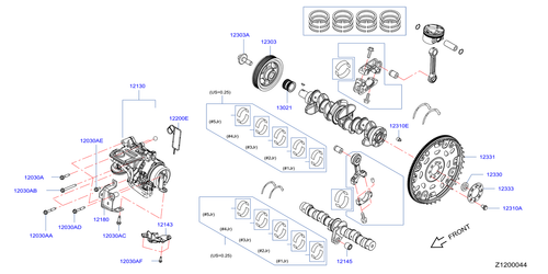 Nissan/INFINITI 12331-5NA0A Plate Drive And Gear.. | eBay
