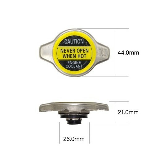 Tridon Recovery Radiator Cap CC1390 fits Mitsubishi Verada 3.0 (KR), 3. ...