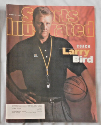 Larry Bird Indiana Pacers Coach - Oct 27 1997 Sports Illustrated ...