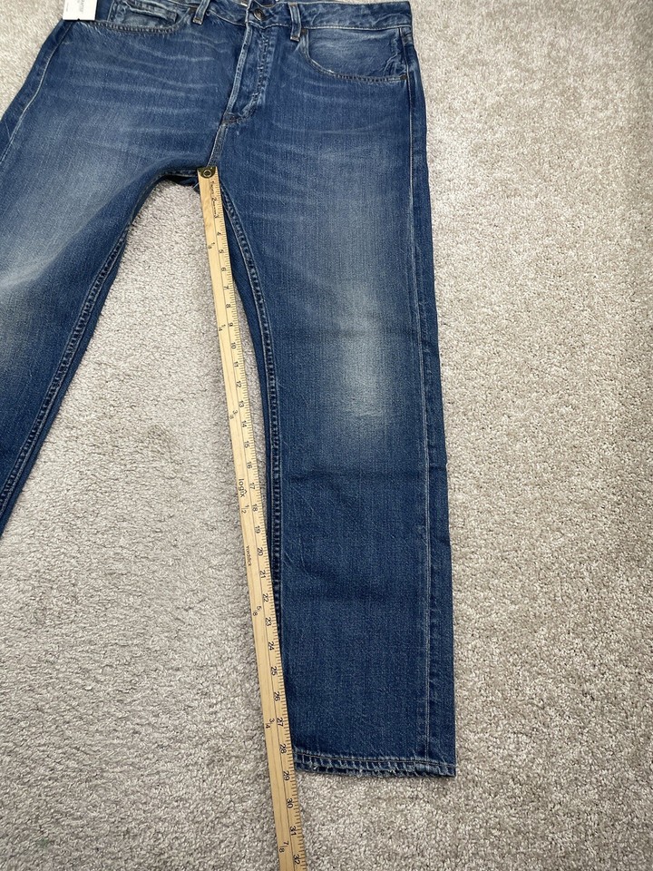 Levi’s Made & Crafted Thumb Tack Cropped Slim Raw Denim Jean 36 X 29 | eBay