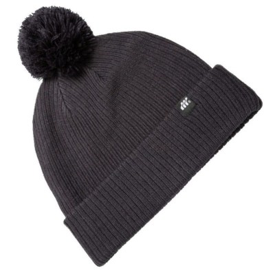 Boxfresh Mens Abactor Caviar Charcoal Ribbed Beanie Hat BNWT Slouch ...