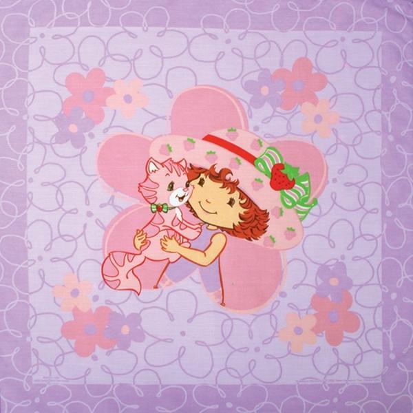 STRAWBERRY SHORTCAKE Greeting Card Brand Licensed BANDANA HANDKERCHIEF ...