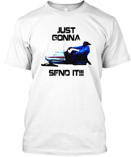 Just Gonna Send It Larry Enticer Meme Te T-Shirt | eBay