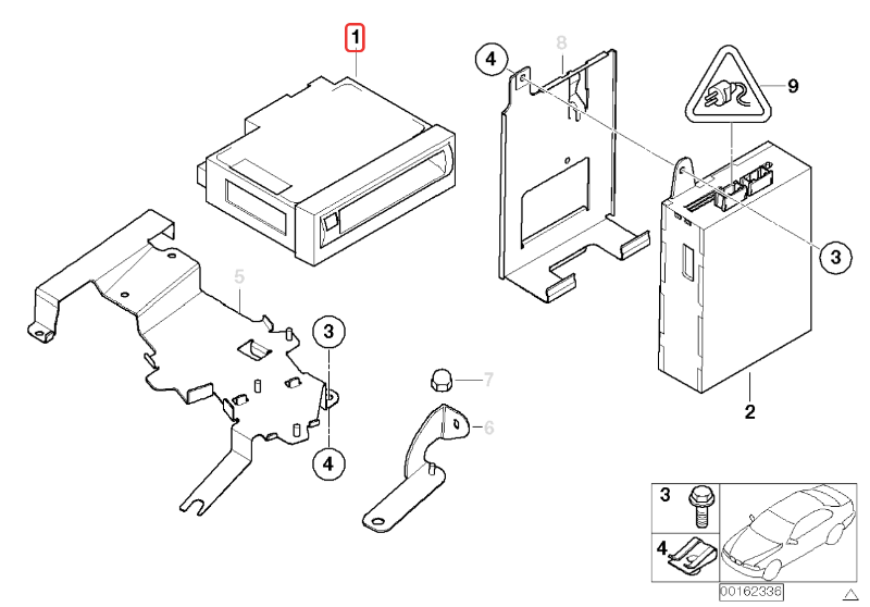 BMW E46 E39 E38 E53 MK2 DVD Navigation Computer System 65904105062 | eBay