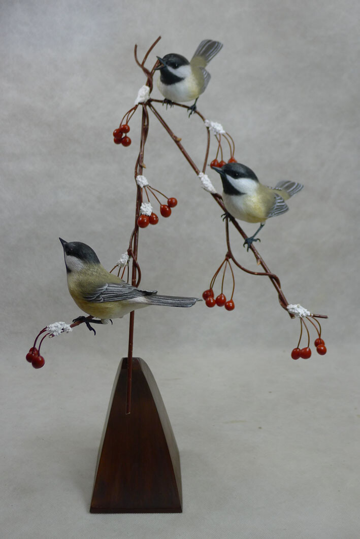 Black-capped Chickadee Original Birds Wood Carving | eBay
