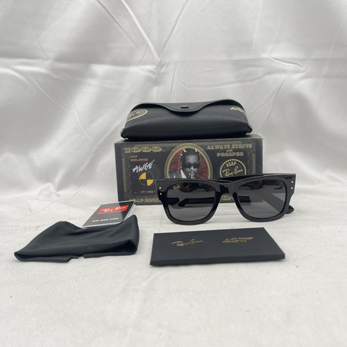Ray Ban X ASAP Mega Wayfarer Blacked Out Collection Sunglasses RB0840S ...