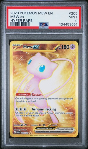 2023 POKEMON MEW EN-151 HYPER RARE #205 MEW EX PSA 9 | eBay