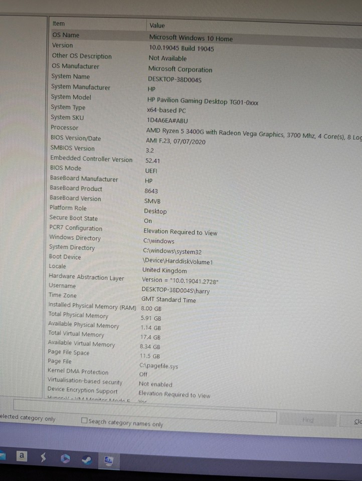 Hp Pavilion Nvidia G-Shock Gaming Pc Full Set Up. Specs In Last Photos ...