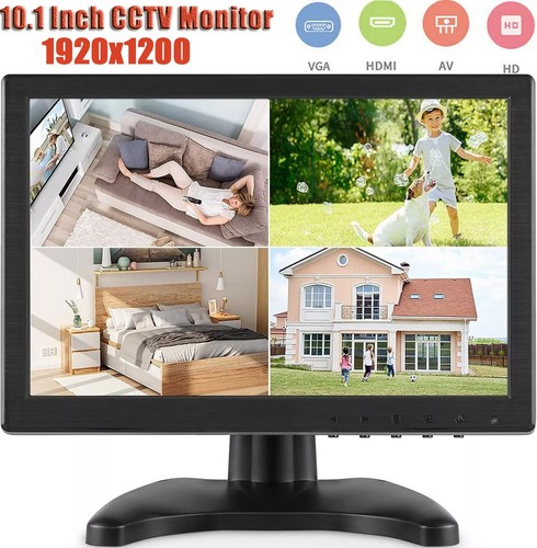 Portable Monitor 10.1 Inch HDMI/VGA/AV/BNC Display for PC Gaming ...