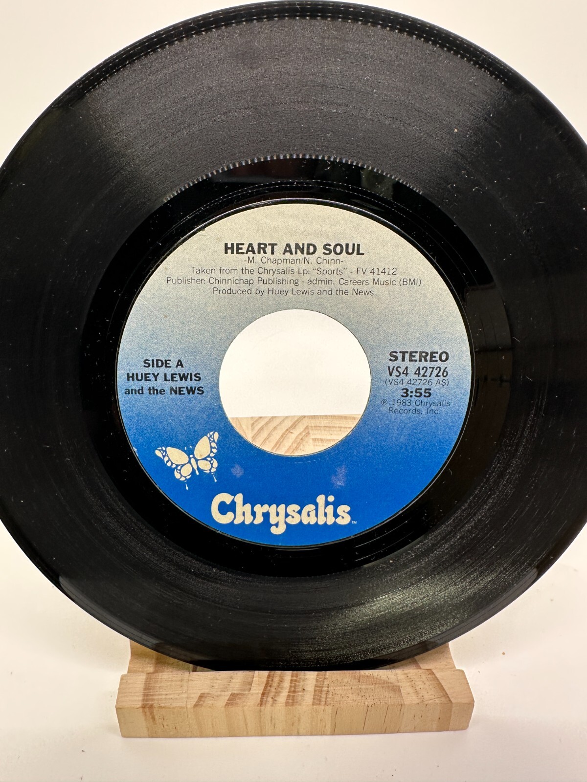 HUEY LEWIS AND THE NEWS Heart And Soul You Crack Me CHRYSALIS 42726 45 ...