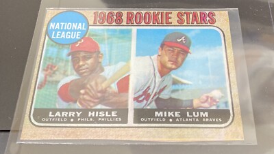1968 Topps National League Rookie Stars Larry Hisle / Mike Lum MINT (oc ...