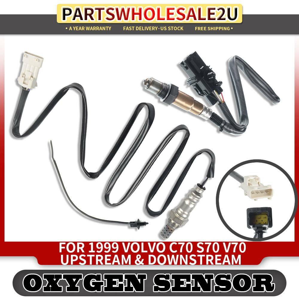 2pcs Oxygen Sensors for Volvo S70 V70 C70 2.3L 2.4L 1999 Upstream ...