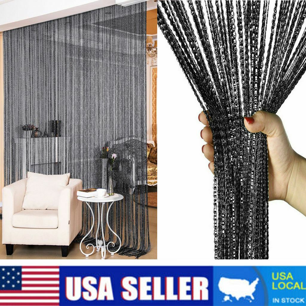 Black Beaded Curtains