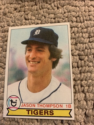 #80 Jason Thompson Detroit Tigers 1979 Topps Baseball Card Cb15 | eBay