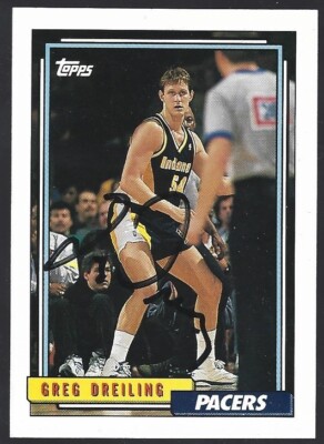 1992-93 Topps basketball #139 Greg Dreiling IP autograph signed card | eBay