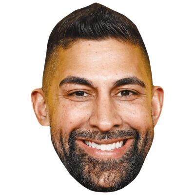 Dharminder Mann (Smile) Celebrity Mask, Flat Card Face, Fancy Dress ...