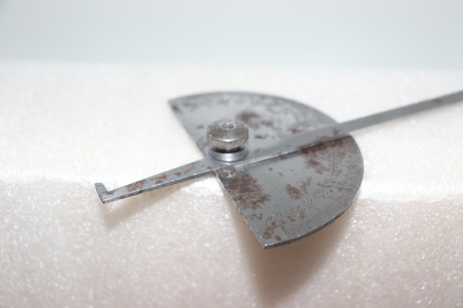 The Lufkin Rule Co. No. 890 Steel Adjustable Locking Protractor | eBay