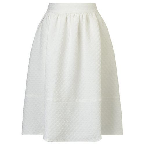 Minimum Women's White Lonna Textured Spot Skirt - BNWT UK SIze 16 RRP £ ...