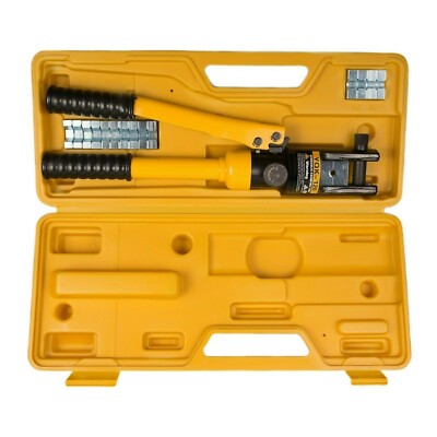 Heavy Duty Hydraulic Swaging Crimping Tool Battery Cable Lug - includes ...