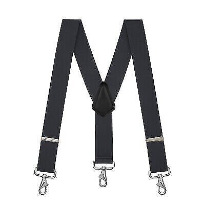 SuspenderStore Solid Color Suspenders - 2" Wide Elastic - TRIGGER SNAP ...