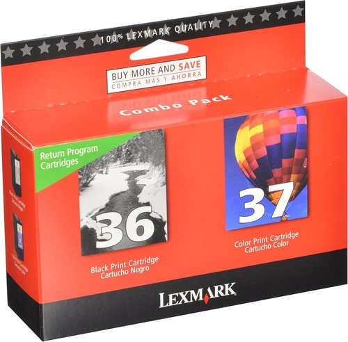Lexmark 18C2229 36 & 37 X3650 X4650 X5650 X6650 X6675 Z2420 Ink ...