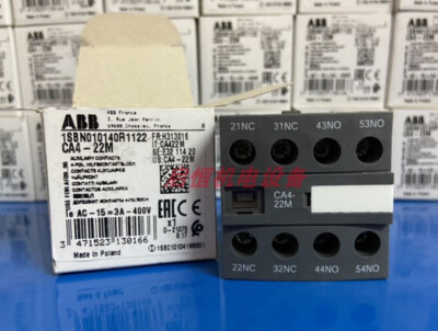 ABB Contactors Accessories Auxiliary contacts CA4-22M | eBay