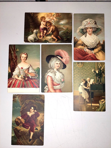 Lot of 36 Vintage German Postcards of Famous paintings and Landscapes ...