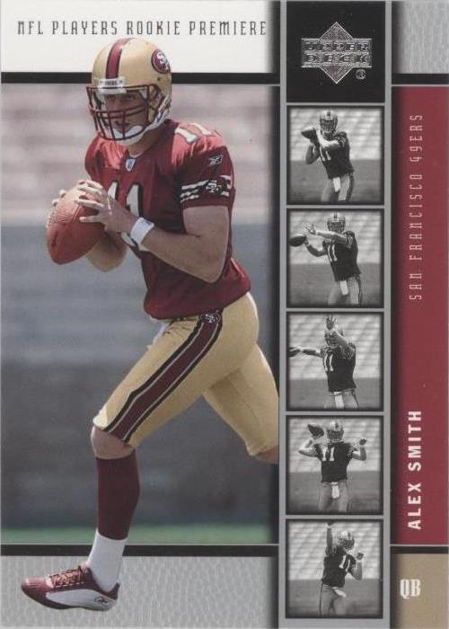 2005 Upper Deck NFL Players Rookie Premiere Alex Smith #2 for sale | eBay