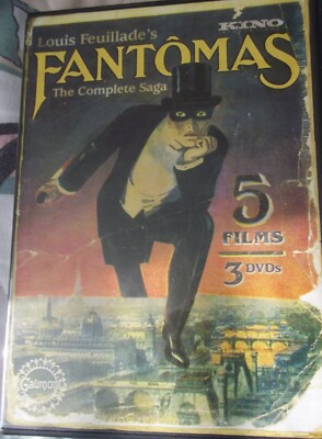 Fantomas: 5 Film Collection DVDs Rene Navarre, Edmund Breon, Georges ...