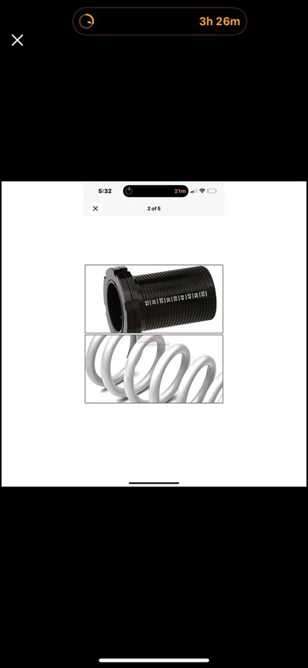 Fit 88-00 Civic Eg Ek/Dc Lowering Black Perch Suspension Coilover White ...