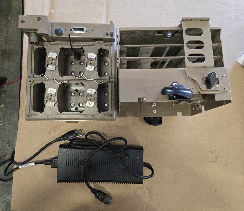 Thales Universal Li-ion Inventus CWB & 8 WalkieBattery Charger w/ Power ...