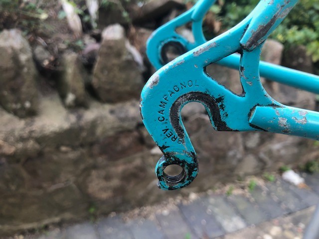 VINTAGE WOODRUP LEEDS STEEL RACING BICYCLE FRAME CIRCA 1974, C/W ...