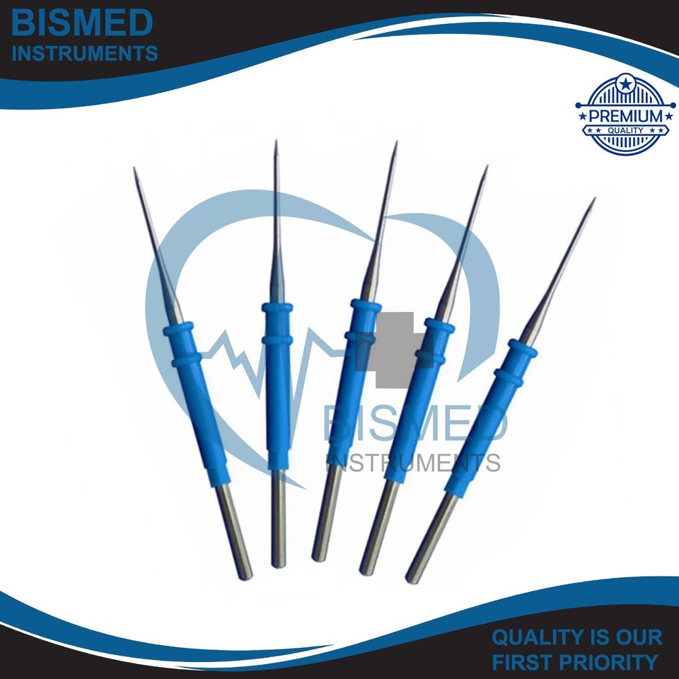 10Pcs Set Cautery Needle Electrodes Bovie Diathermy Electrosurgical ...