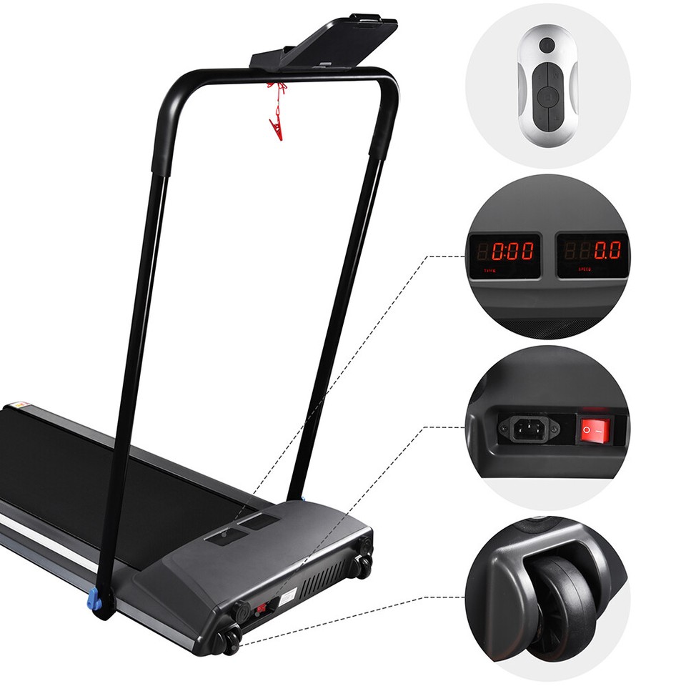 1.5HP Compact Folding Electric Treadmill Motorized Running Machine Gym ...