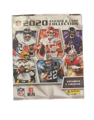 2020 Panini NFL Sticker Collection Football Sealed Box (250 Stickers/50 ...