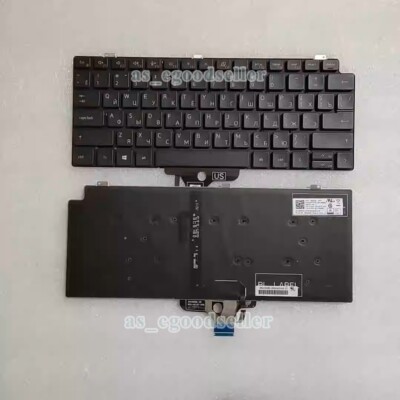 New Keyboard for Dell Latitude 7310/7310 2 in 1 Russian & US BACKLIT ...