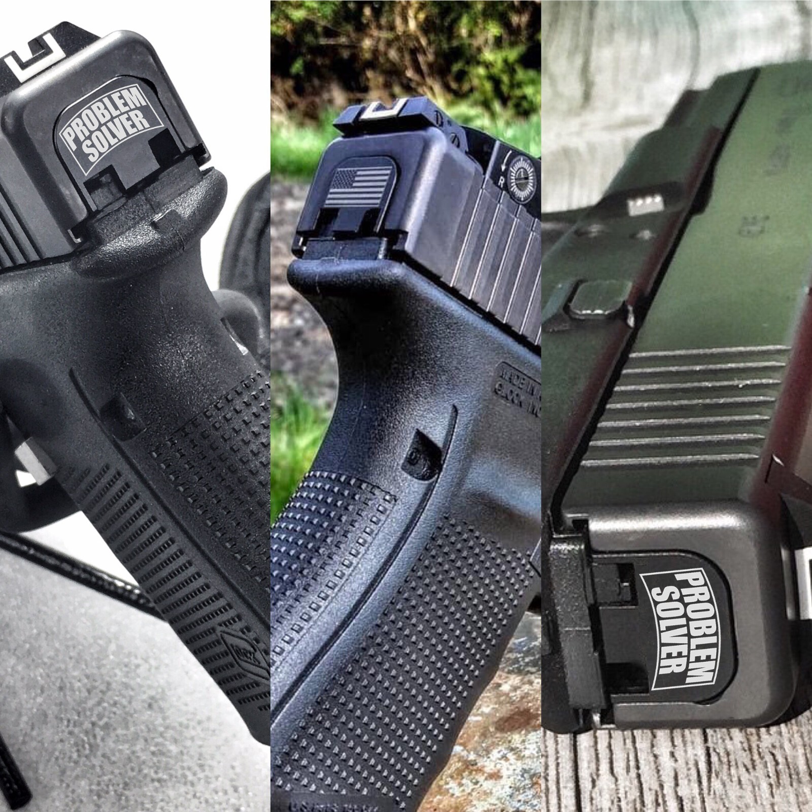 Bastion Slide Back Plate Cover for Glock 19, 17-41, 45 Gen 1-5 ...